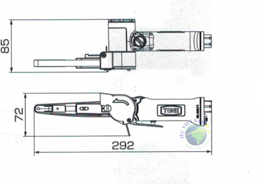 Máy mài khí nén TONE ABS10 - IEC Việt Nam